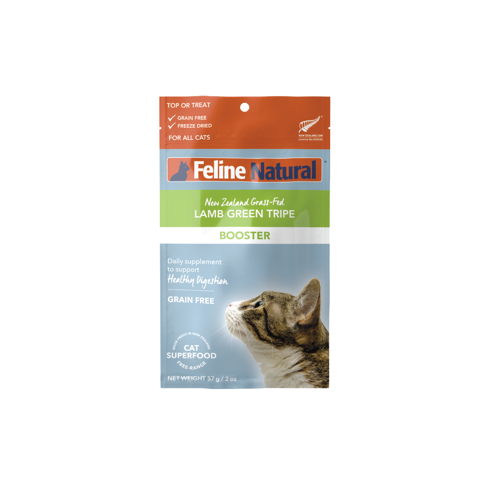 Feline Natural Lamb Green Tripe Freeze-Dried Booster – The Burrow